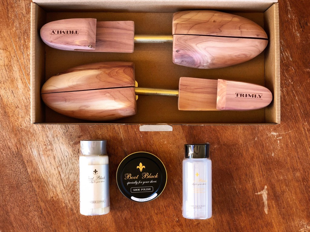 Trimly Shoe Trees and Shoe Care Products: Unboxing and Review ...